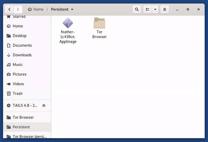 Como instalar a feather wallet no tails | Monero Brasil