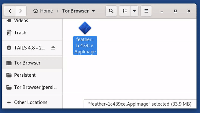 Como instalar a feather wallet no tails | Monero Brasil